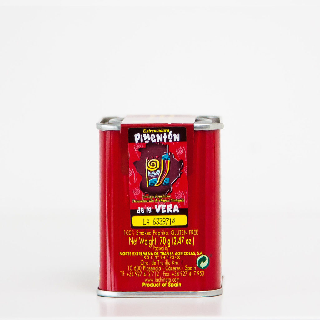 Gerookt paprikapoeder Pimentón mild blik 70g online kopen bij Pimentón